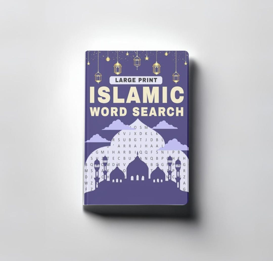 Islamic Word Search Puzzle Book: Quran Study, Muslim Gift - Etsy