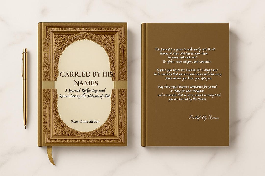 Carried by His Names Journal | 99 Names of Allah Reflection Journal ...