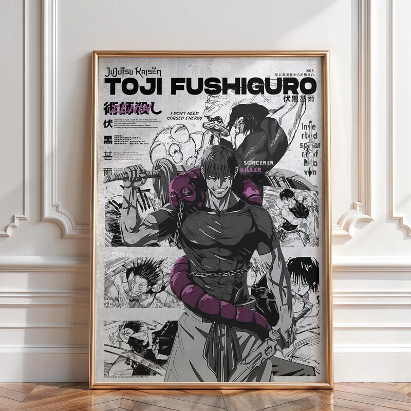 Toji Manga Panel - Etsy Canada
