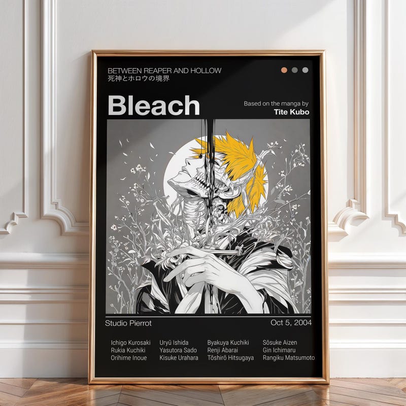 Bleach Anime Poster - Etsy