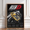 Initial D AE86 Poster – Touge Drift Art Print – JDM Wall Decor for Car ...