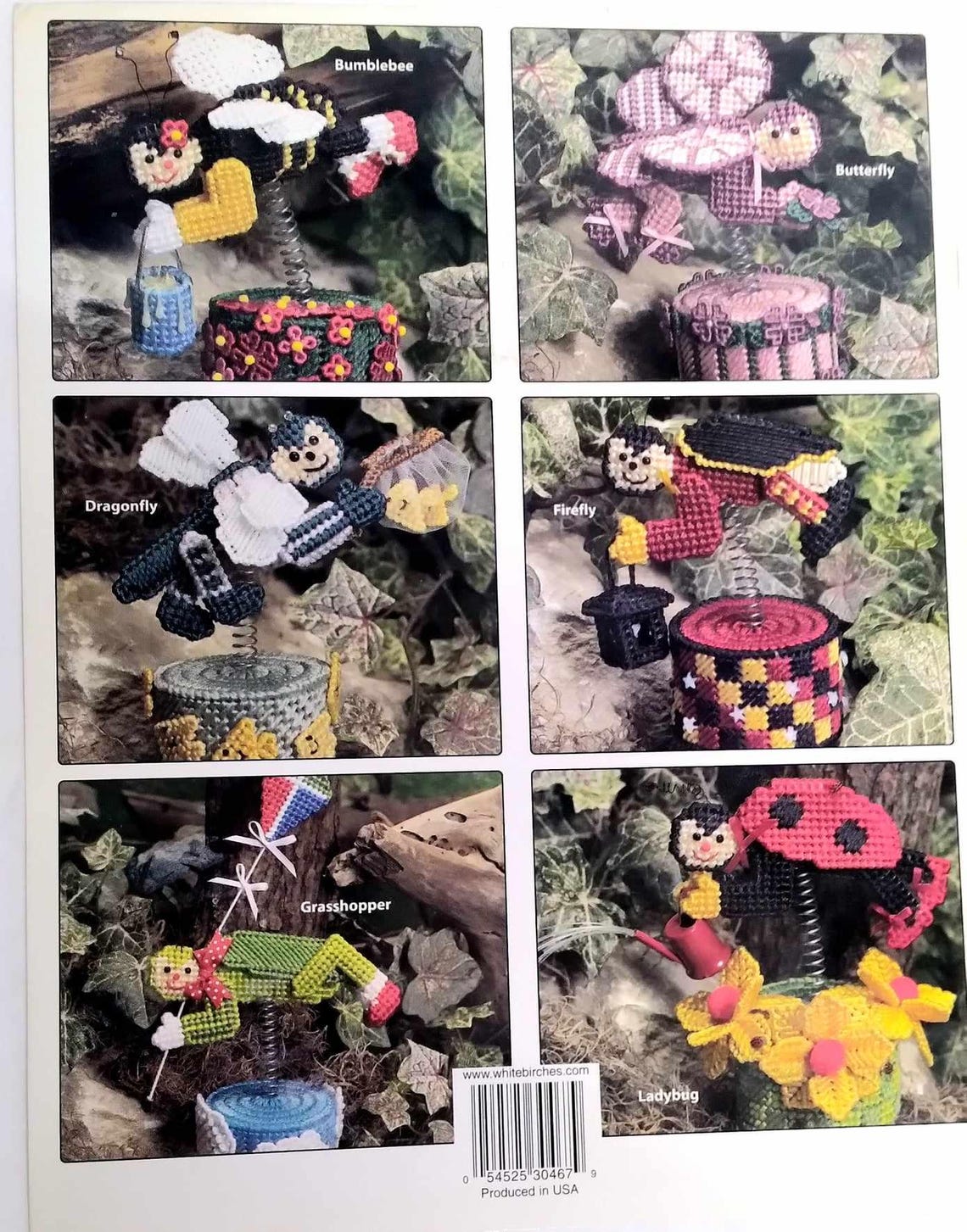 Vintage Plastic Canvas Bouncing Bugs Fun Pattern Book - Etsy