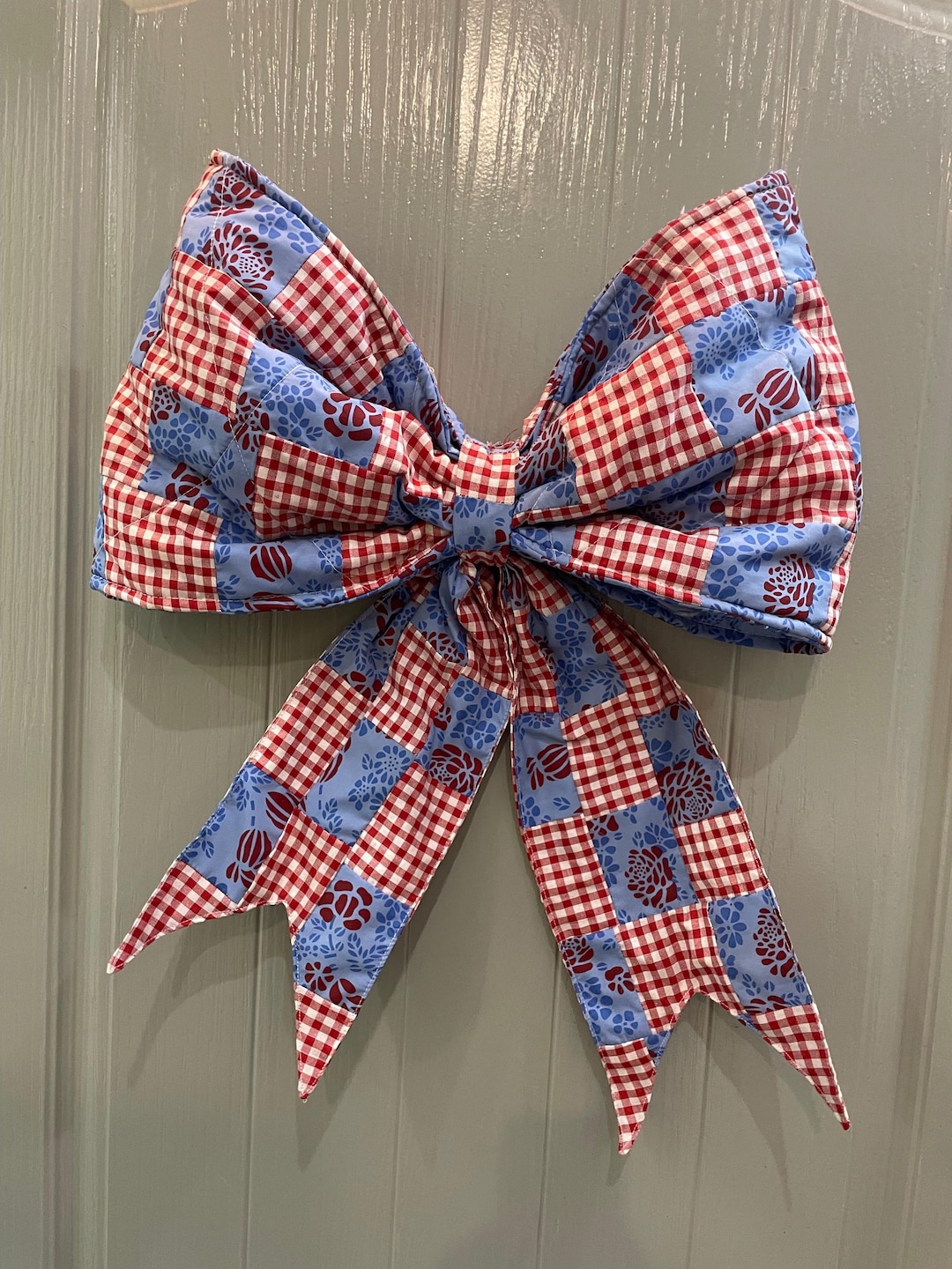 Giant Quilted Bow PDF Sewing Pattern: Wedding & Door Decor (digital ...