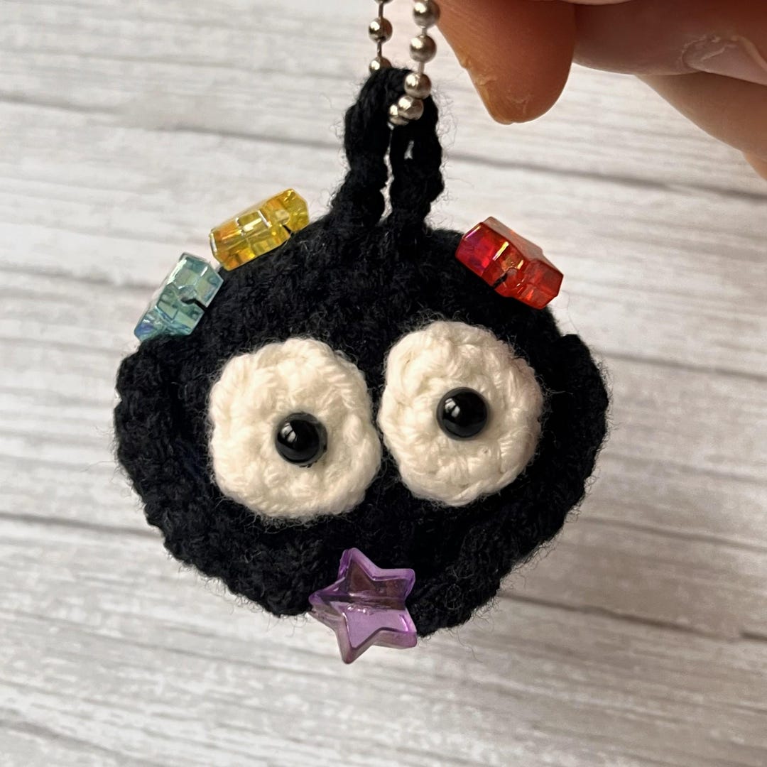 Soot Sprite Key Keychain - Studio Ghibli Inspired Bag Charm - Etsy