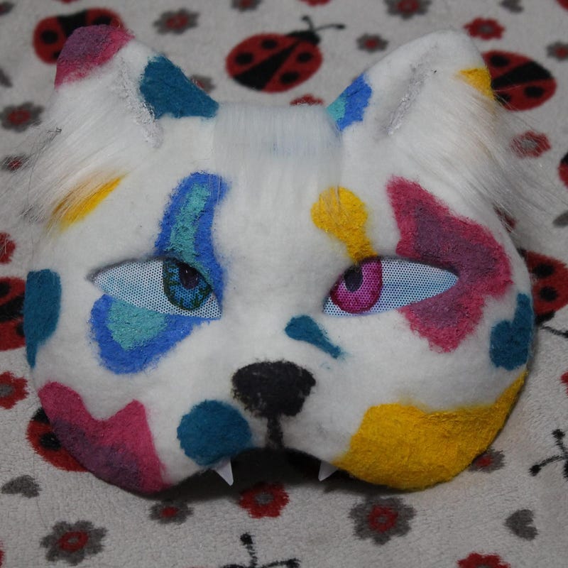 Therian mask paint - Etsy.de