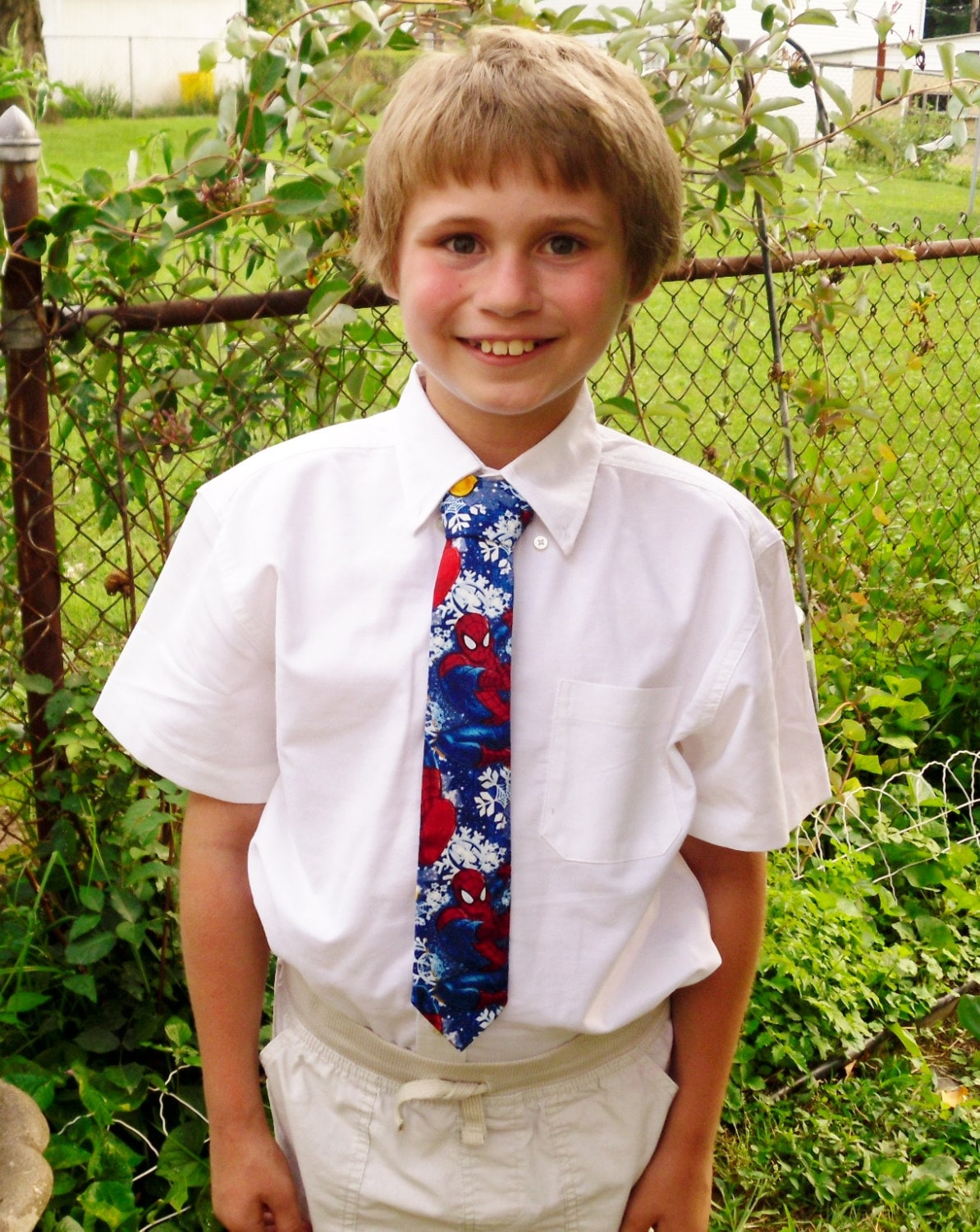 Spiderman Inspired Christmas Character Neck Tie for Boys - Etsy