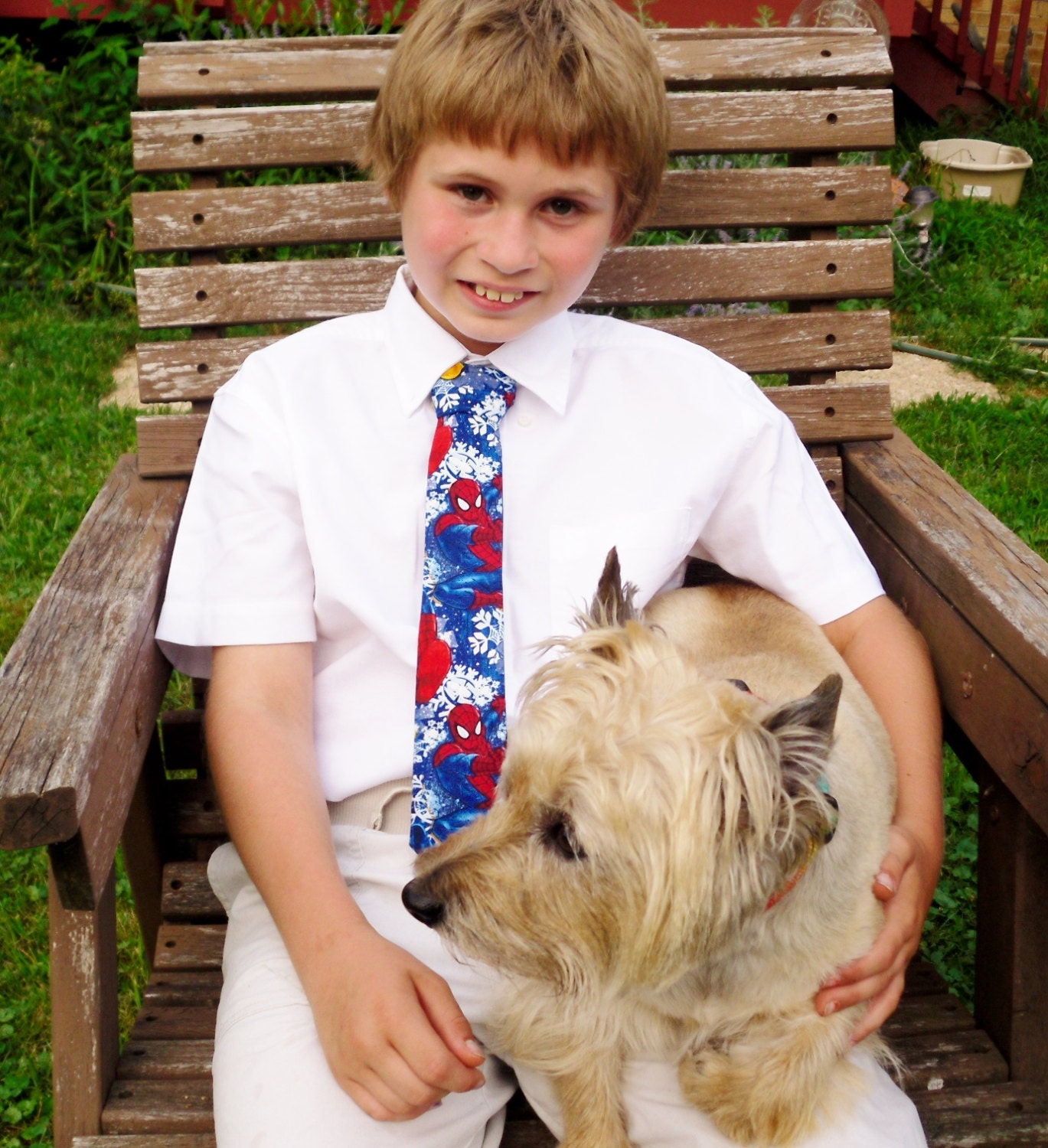 Spiderman Inspired Christmas Character Neck Tie for Boys - Etsy