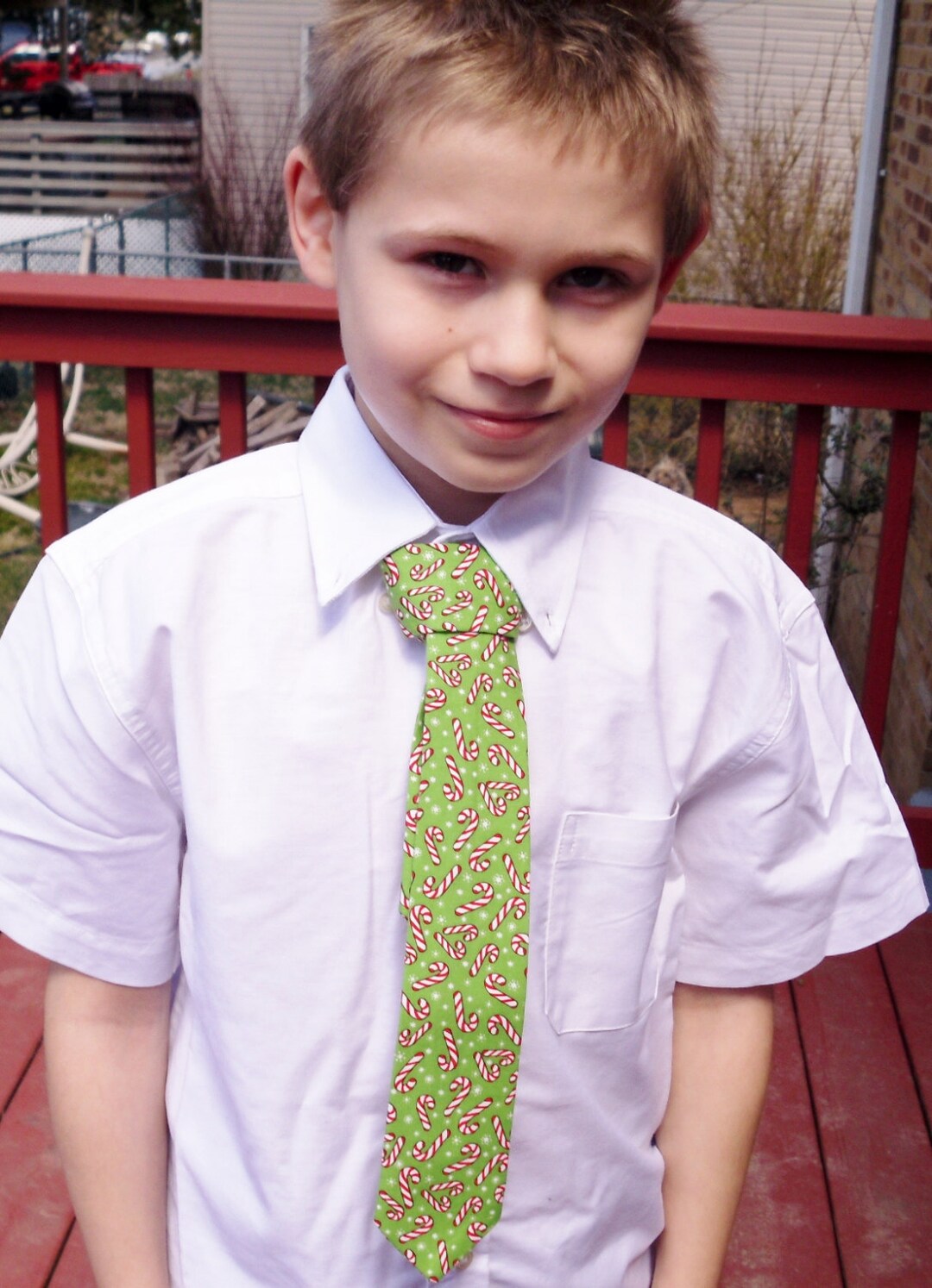 Candy Cane Neck Tie for Boys - Etsy