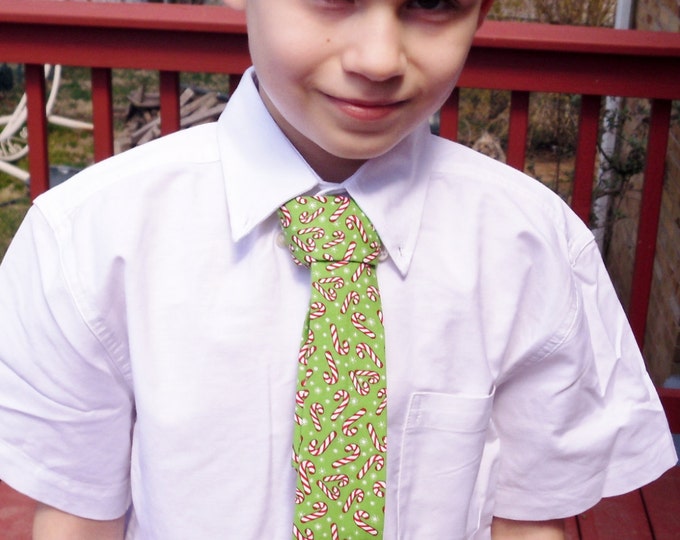 Candy Cane Neck Tie for Boys - Etsy