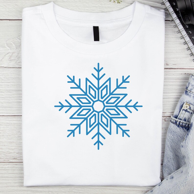 Snowflake SVG Bundle, Winter Snowflake Cut Files for Cricut Silhouette ...