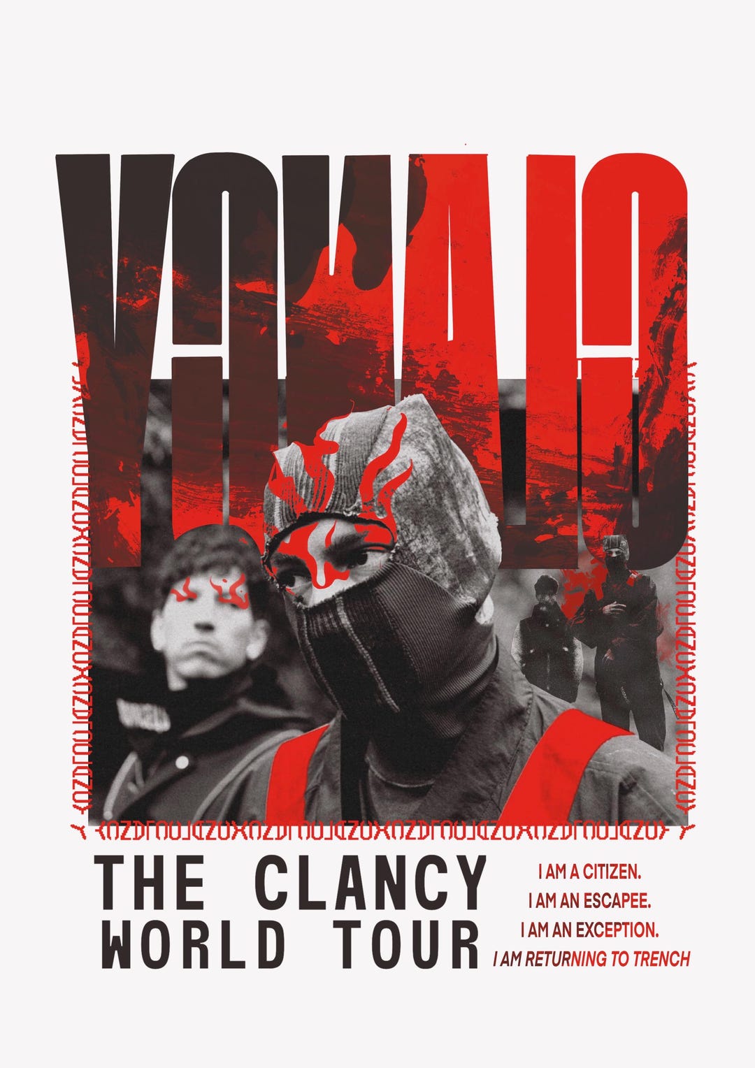 Twenty One Pilots Clancy Tour Poster - Etsy