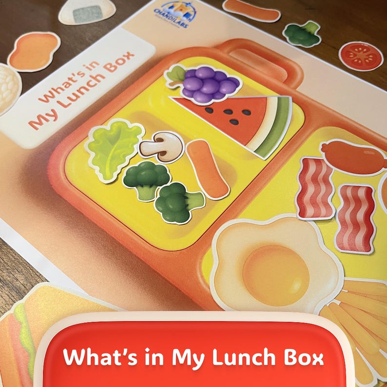 Lunch Box Food Sort: Preschool Printable Worksheet (digital Download ...
