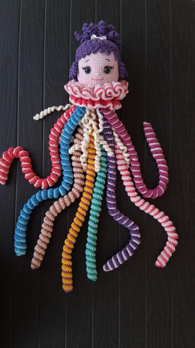 Jelly-bon & Jelly-bonnie Crochet Pattern | Amigurumi Jellyfish PDF ...