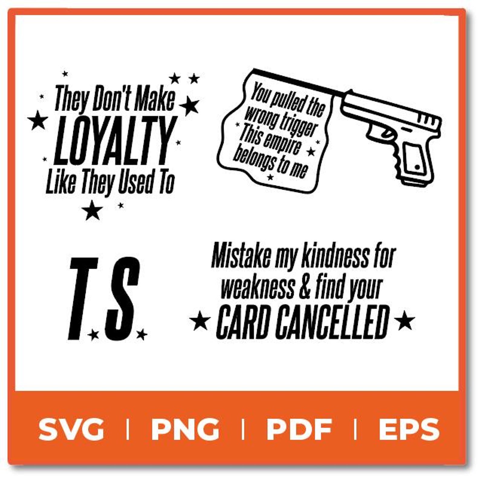 Loyalty Lyric SVG PNG: Showgirl Album Art (digital File) - Etsy