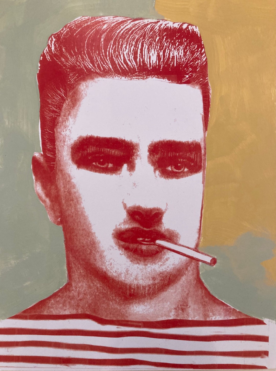 NEW | Original Art | LGBTQ | Acrylic Painting | Mixed Mediums | Gay ...