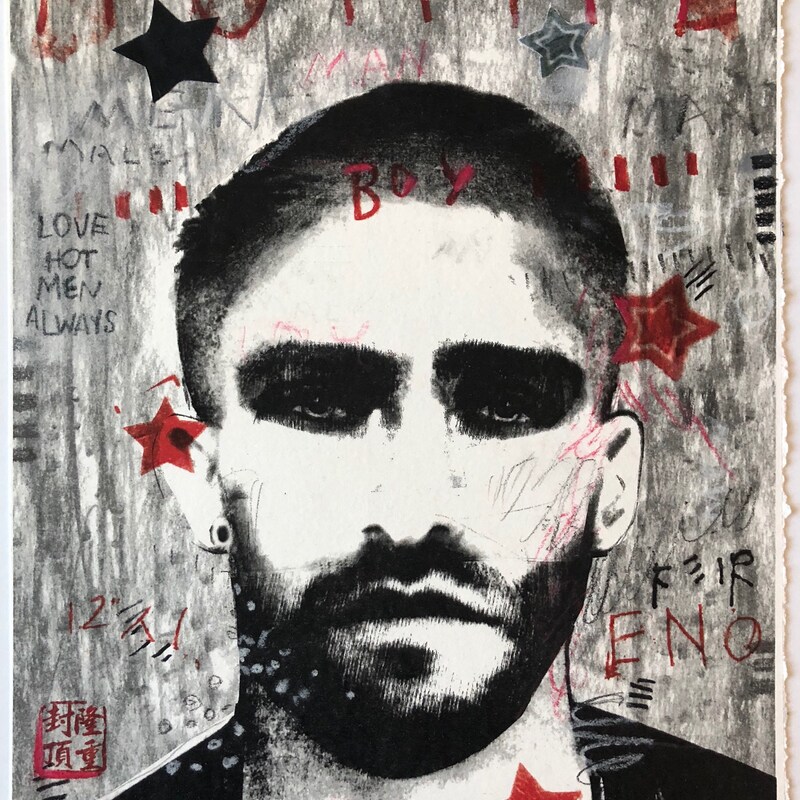 Gay Male Bondage Art Etsy