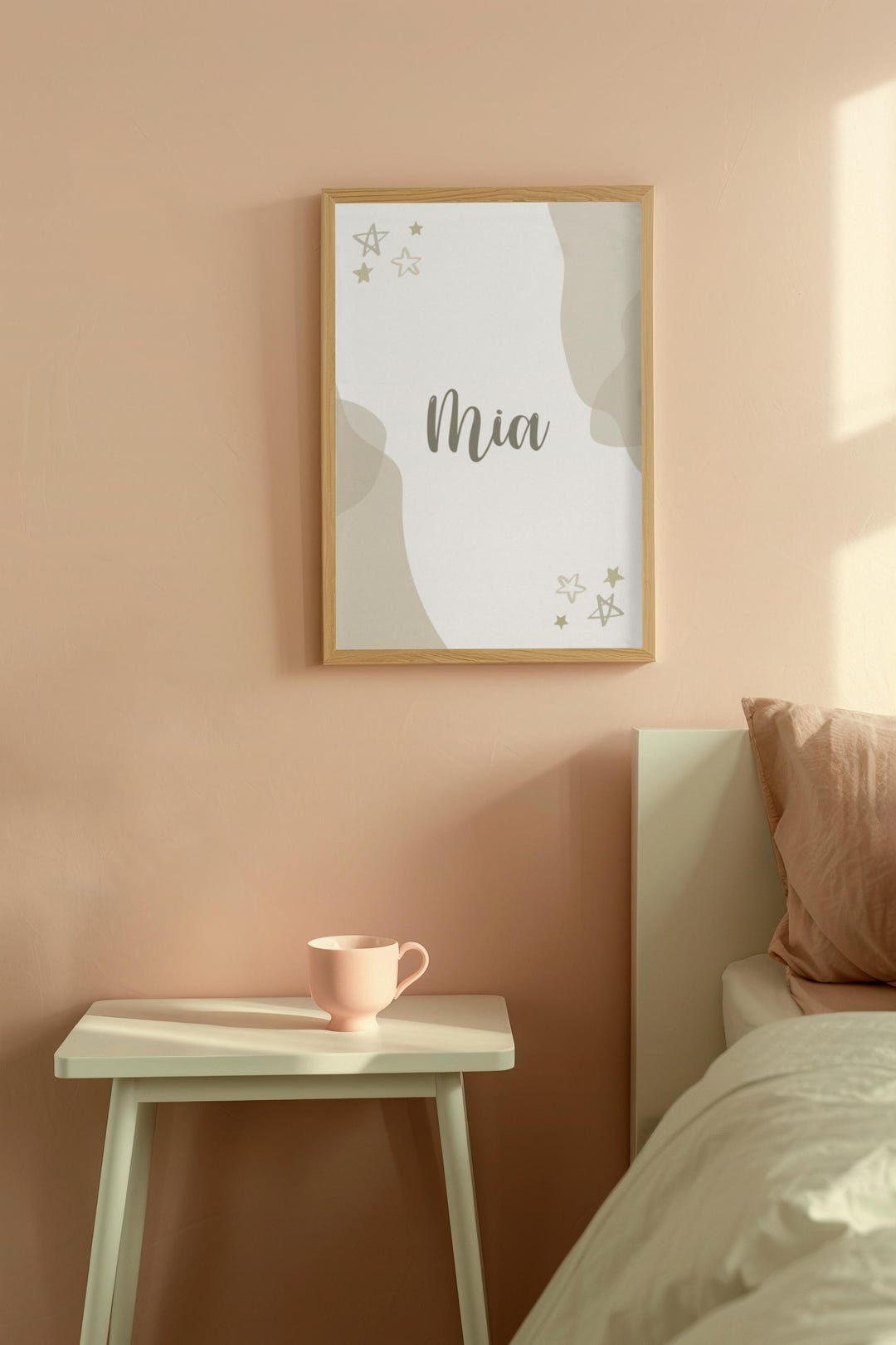 Mia Name Poster, Minimalist Bedroom Decor (digital Download) - Etsy