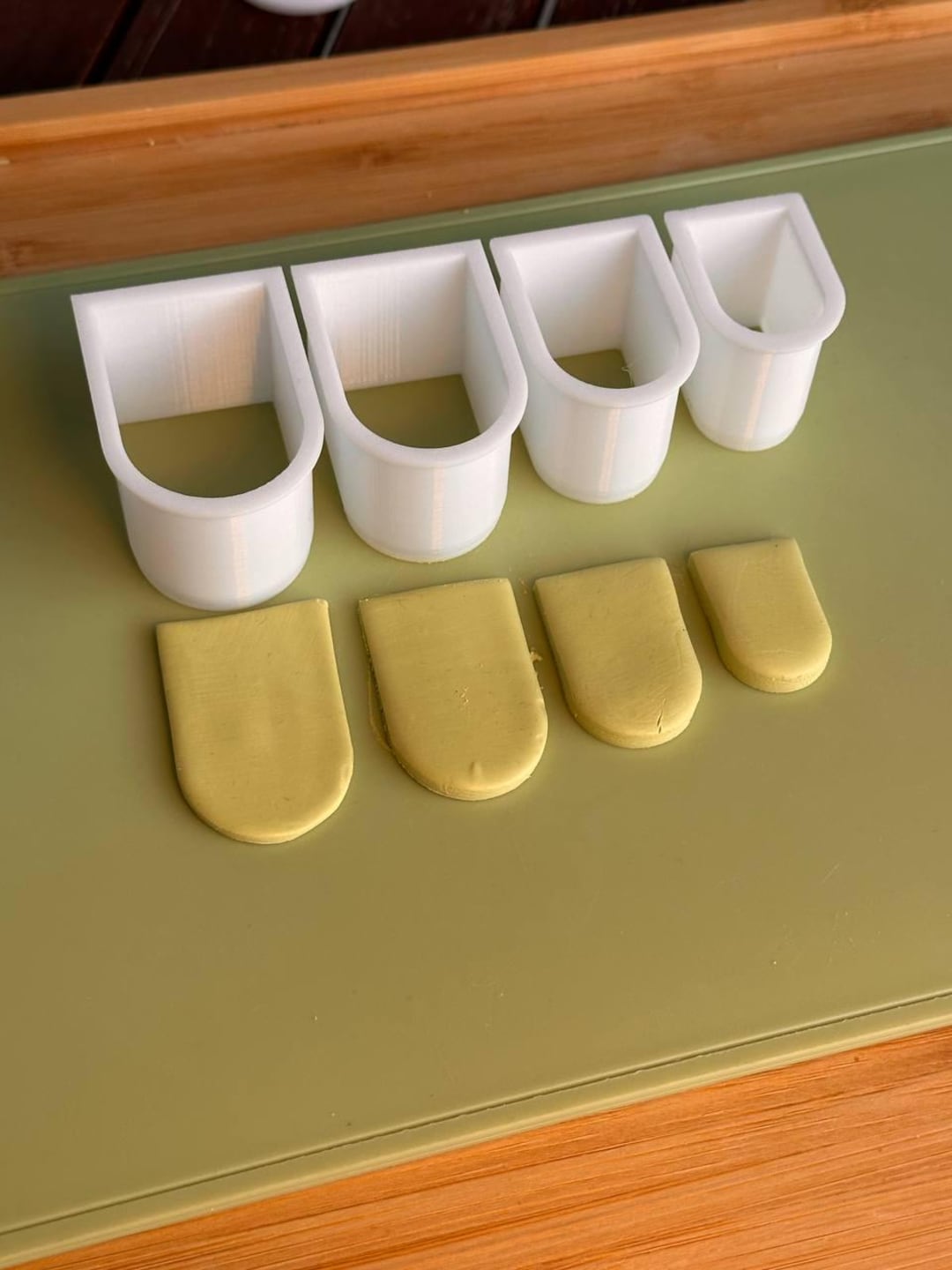 Cookie Cutter Set – U-shape / Rounded Rectangle – 4 Sizes – for Polymer ...