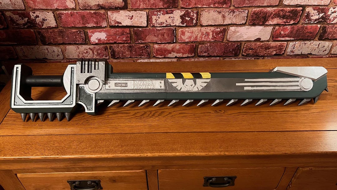 40K Chainsword Prop, Cosplay. 3ft Long - Etsy