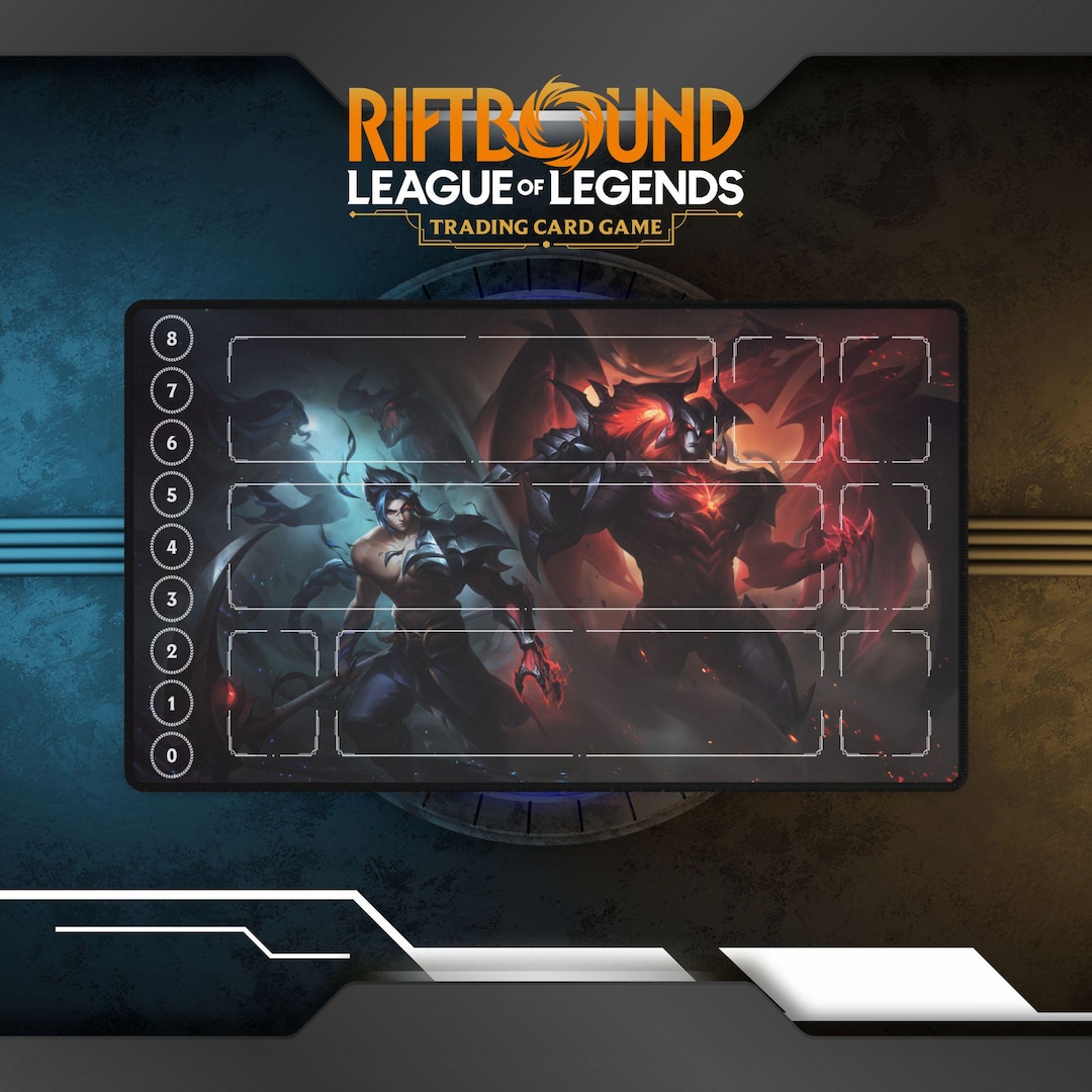 Riftbound Playmat Kayn & Aatrox | TCG Card Game Playmat - Etsy
