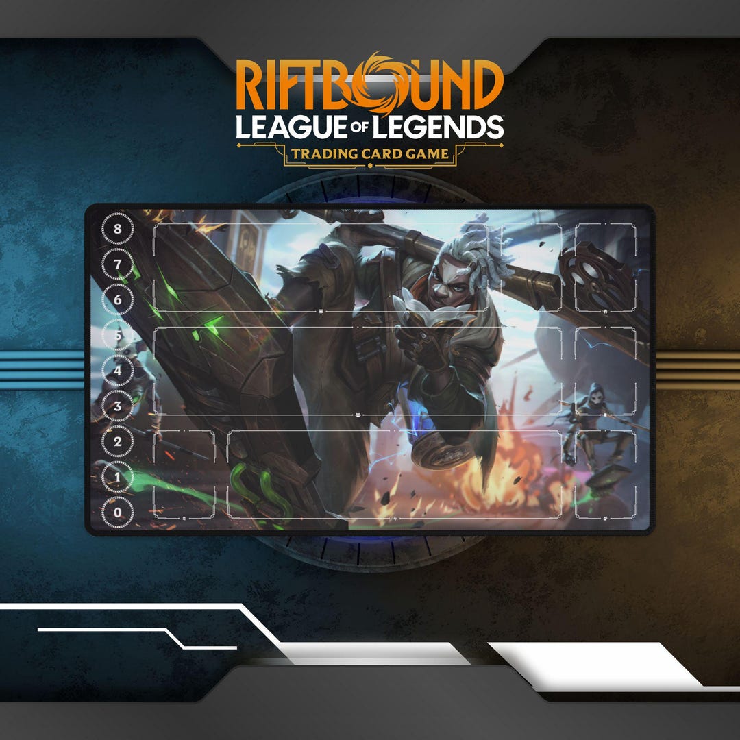 Riftbound Playmat Ekko | TCG Card Game Playmat - Etsy