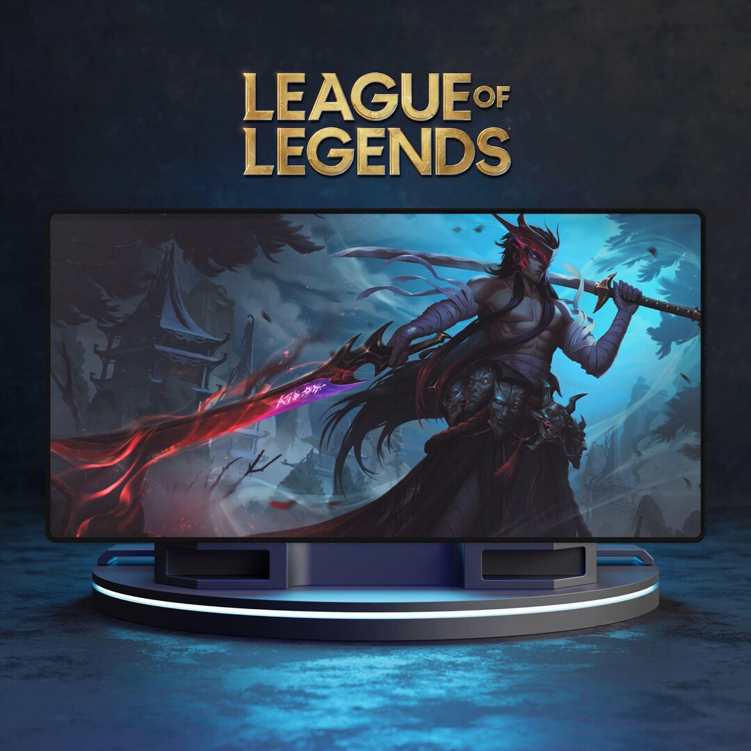 Yone League of Legends Desk Mat | Lol Desk Mat, Lol Mouse Pad, Lol ...