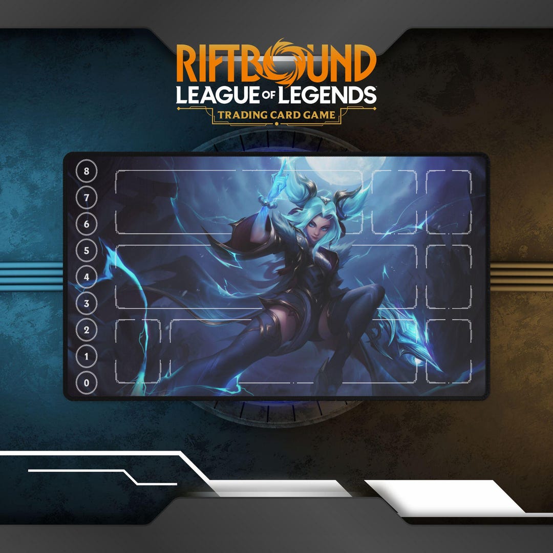 Riftbound Playmat Zeri | TCG Card Game Playmat - Etsy