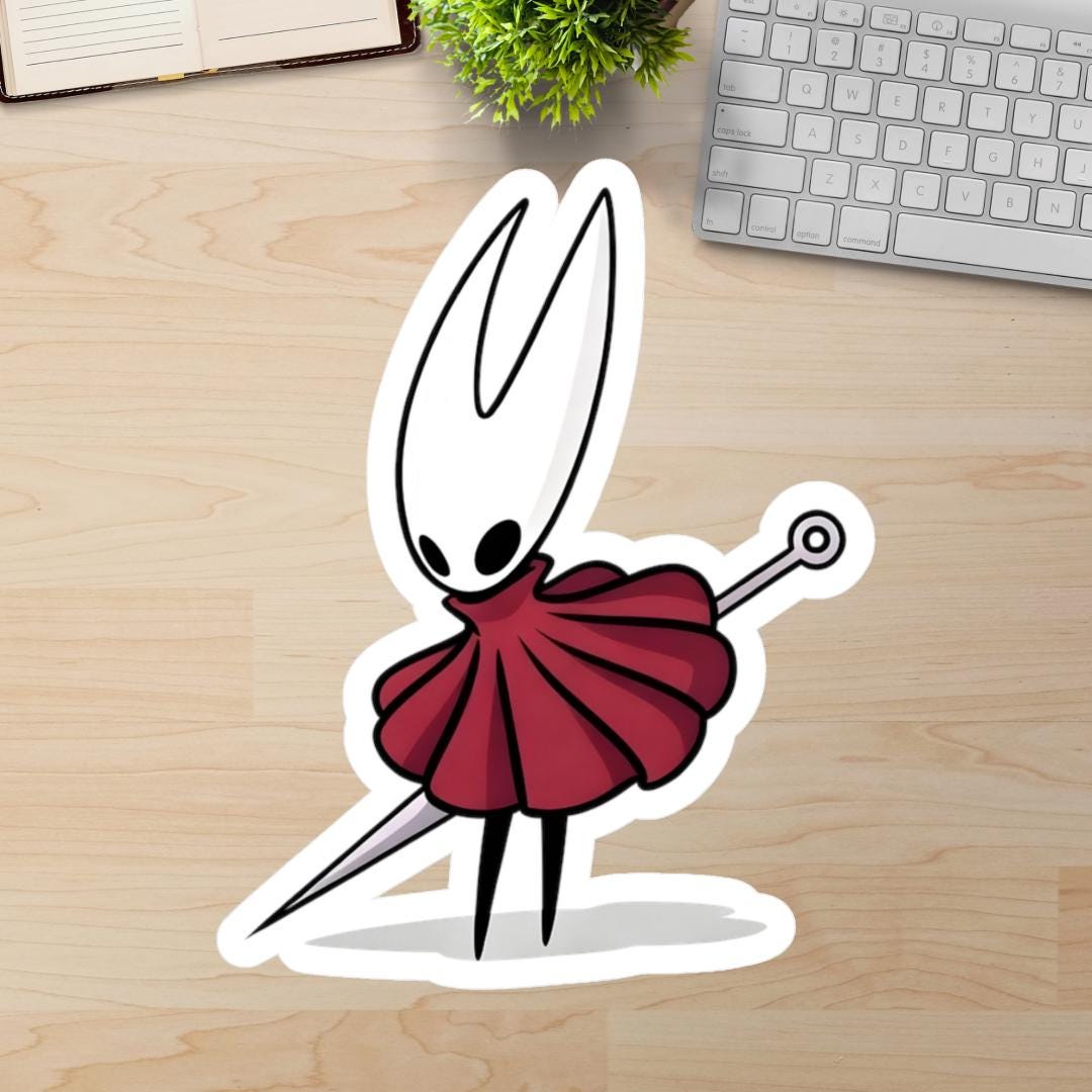 Hollow Knight Silksong Hornet Waterproof Vinyl Decal, Premium ...