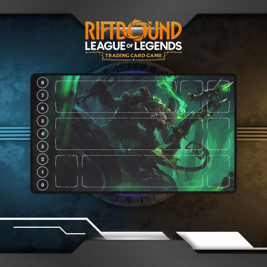 Riftbound Playmat Twitch | TCG Card Game Playmat - Etsy