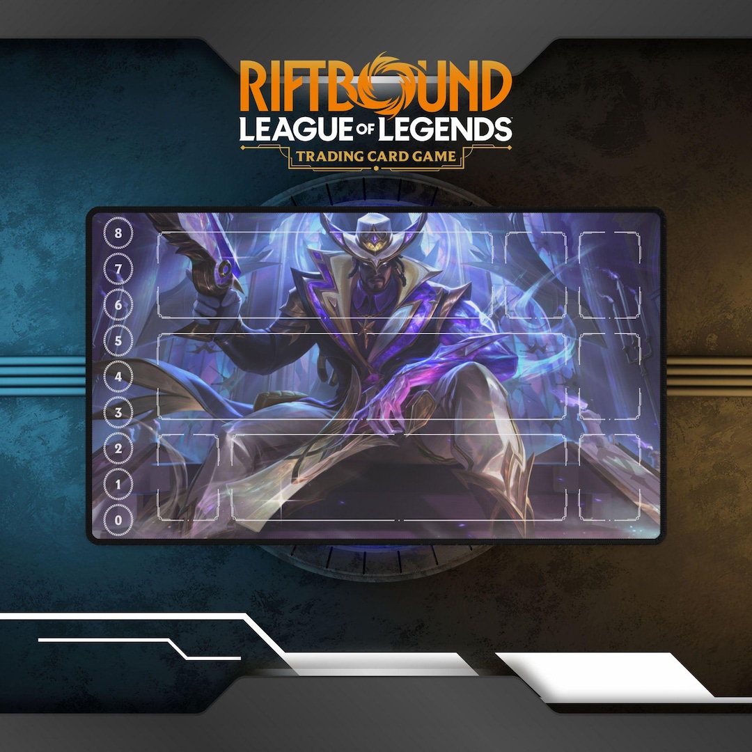 Riftbound Playmat Lucian | TCG Card Game Playmat - Etsy