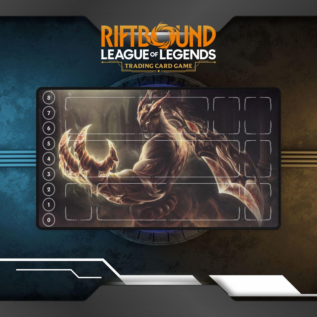 Riftbound Playmat Tryndamere | TCG Card Game Playmat - Etsy