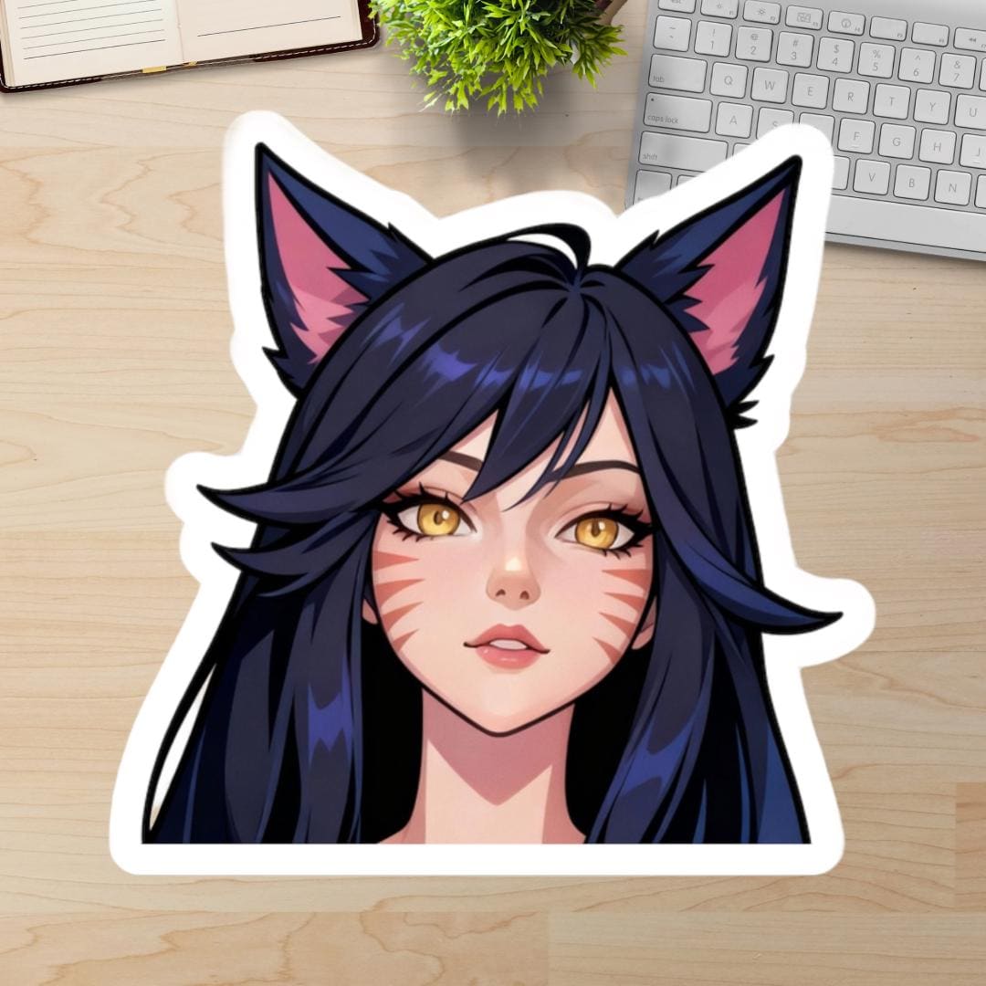 Ahri League of Legends Waterproof Vinyl Decal, Premium Waterproof Vinyl ...
