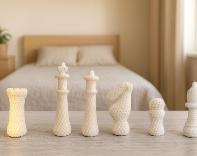 Chess Set Crochet Pattern, Chess Amigurumi, Chess Crochet Pattern ...