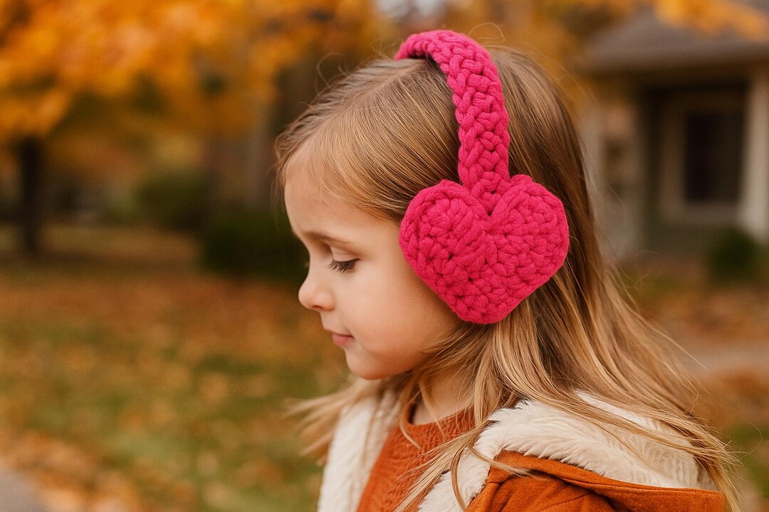 Crochet Ear Muffs , Pink Ear Muffs - Etsy