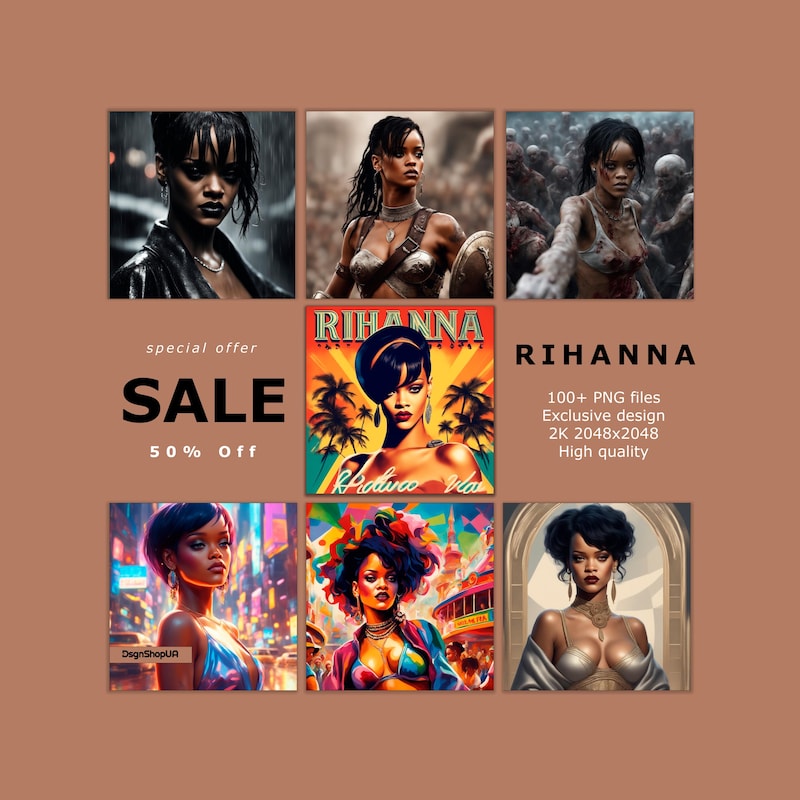 Rihanna Fan Art - Etsy