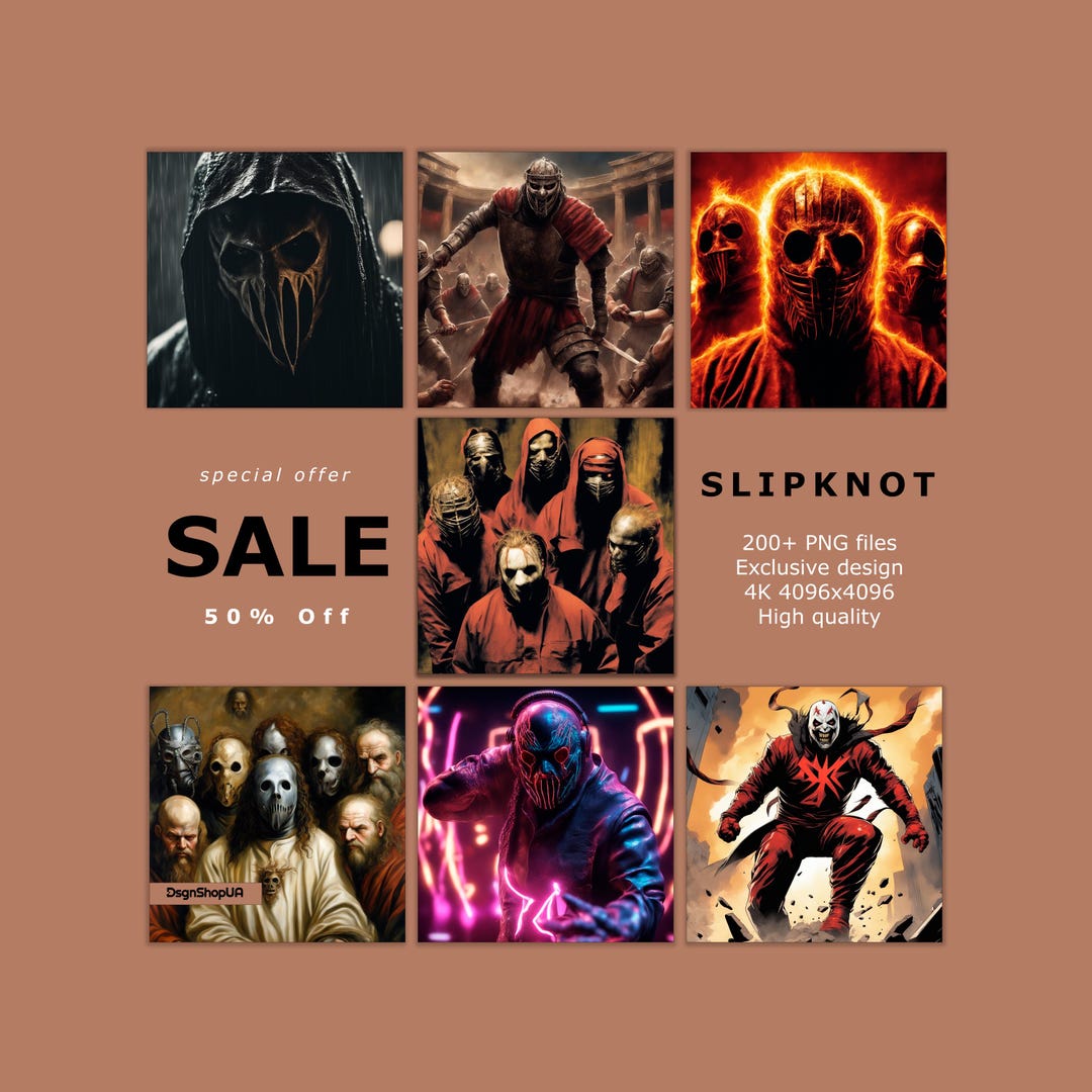 Slipknot Vibe PNG Bundle: 200+ Fan Art Designs (digital Download) - Etsy