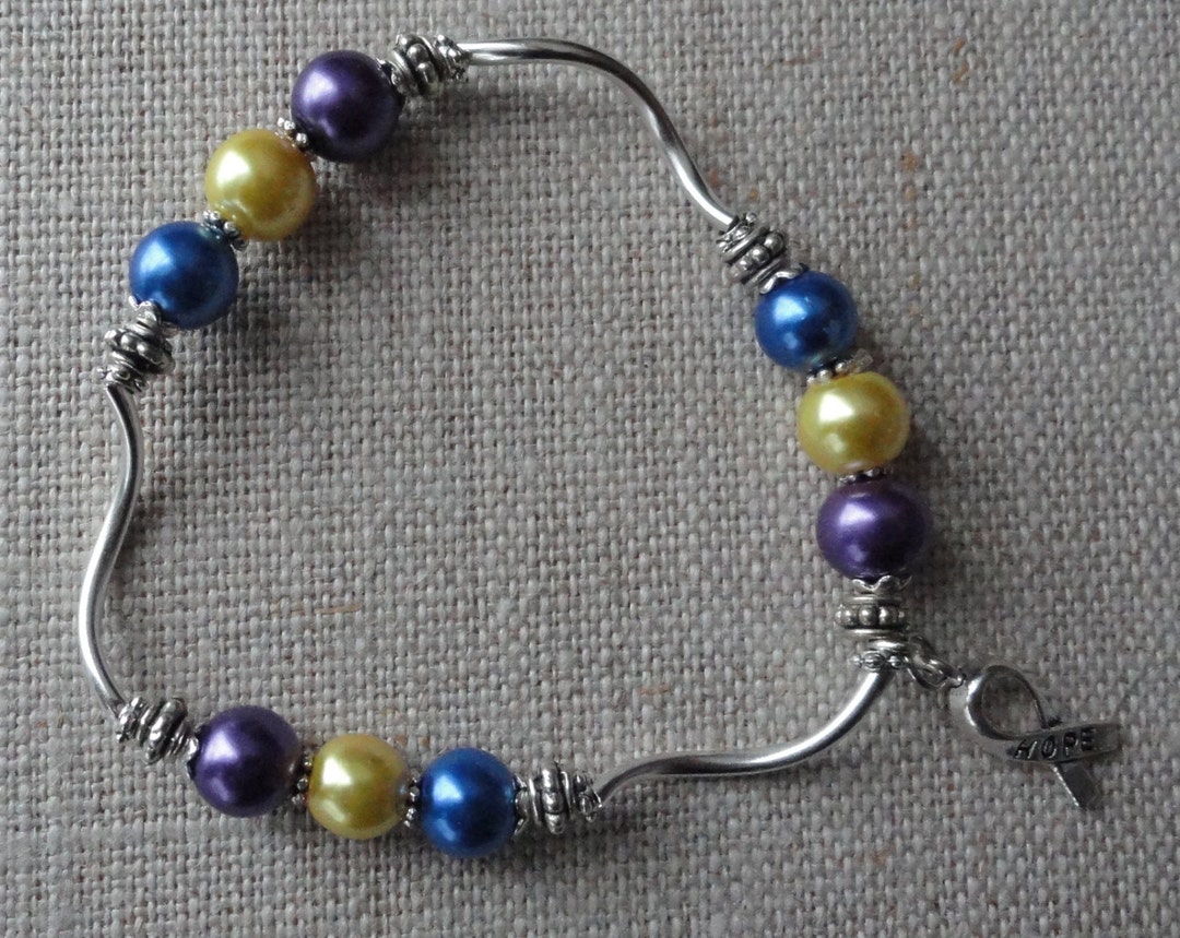 044 Bladder Cancer Awareness Bracelet - Etsy