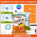Goldfish Cracker Wrapper Template, Snack Label, Party Favor (digital ...