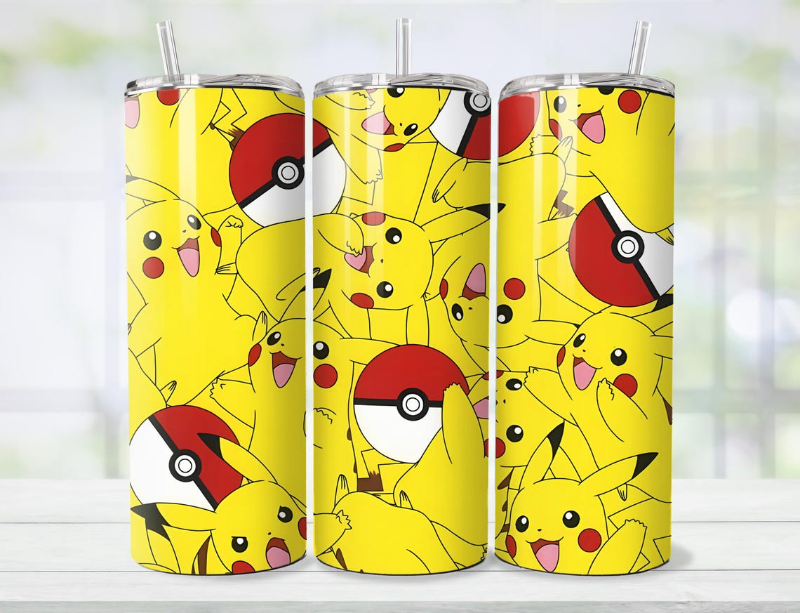 Cartoon Tumbler Wrap Bundle Instant Download 20oz Tumbler PNG Wraps ...