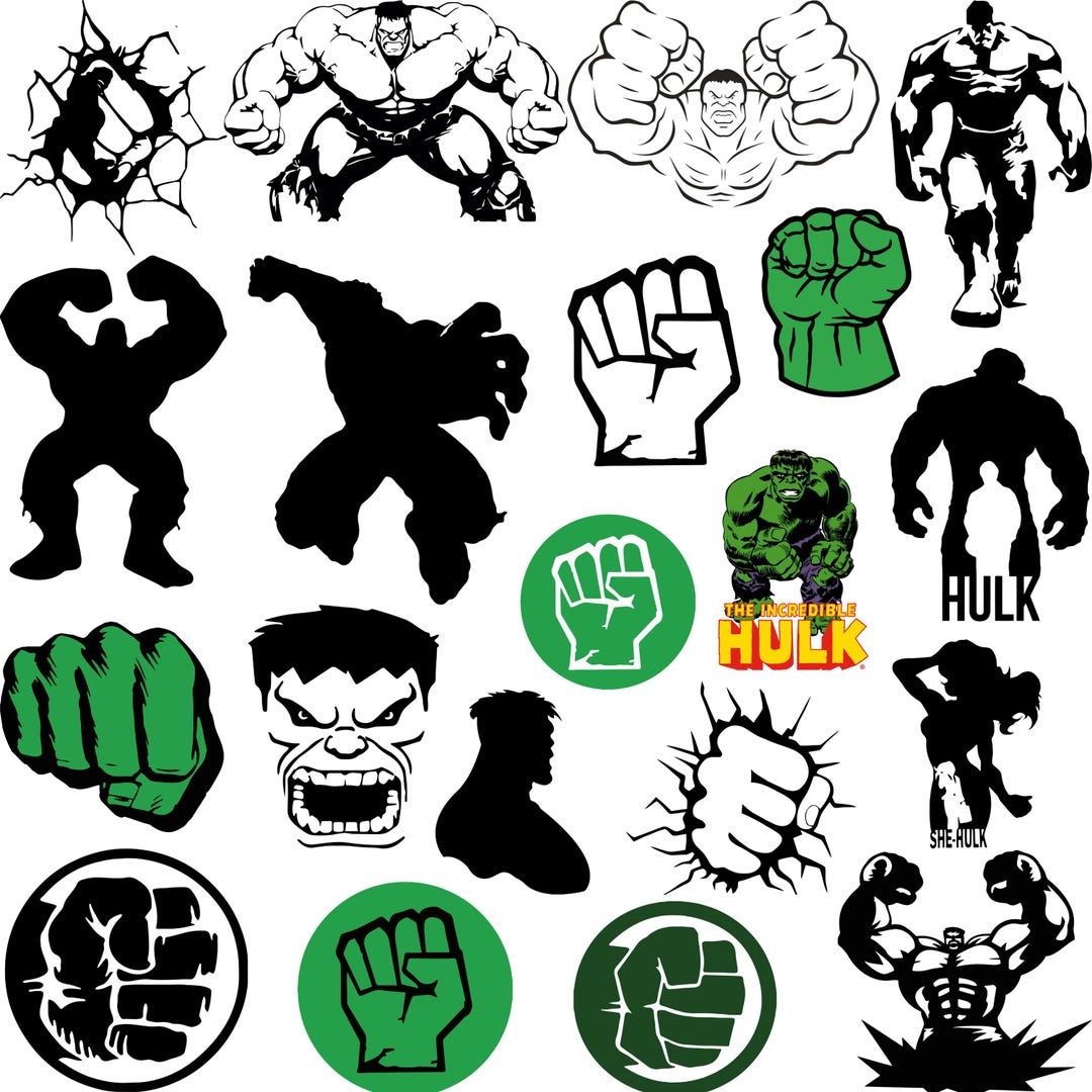 Hulk Svg Bundle, Hulk Svg, Hulk Png Bundle, Hulk Clipart, Cricut ...