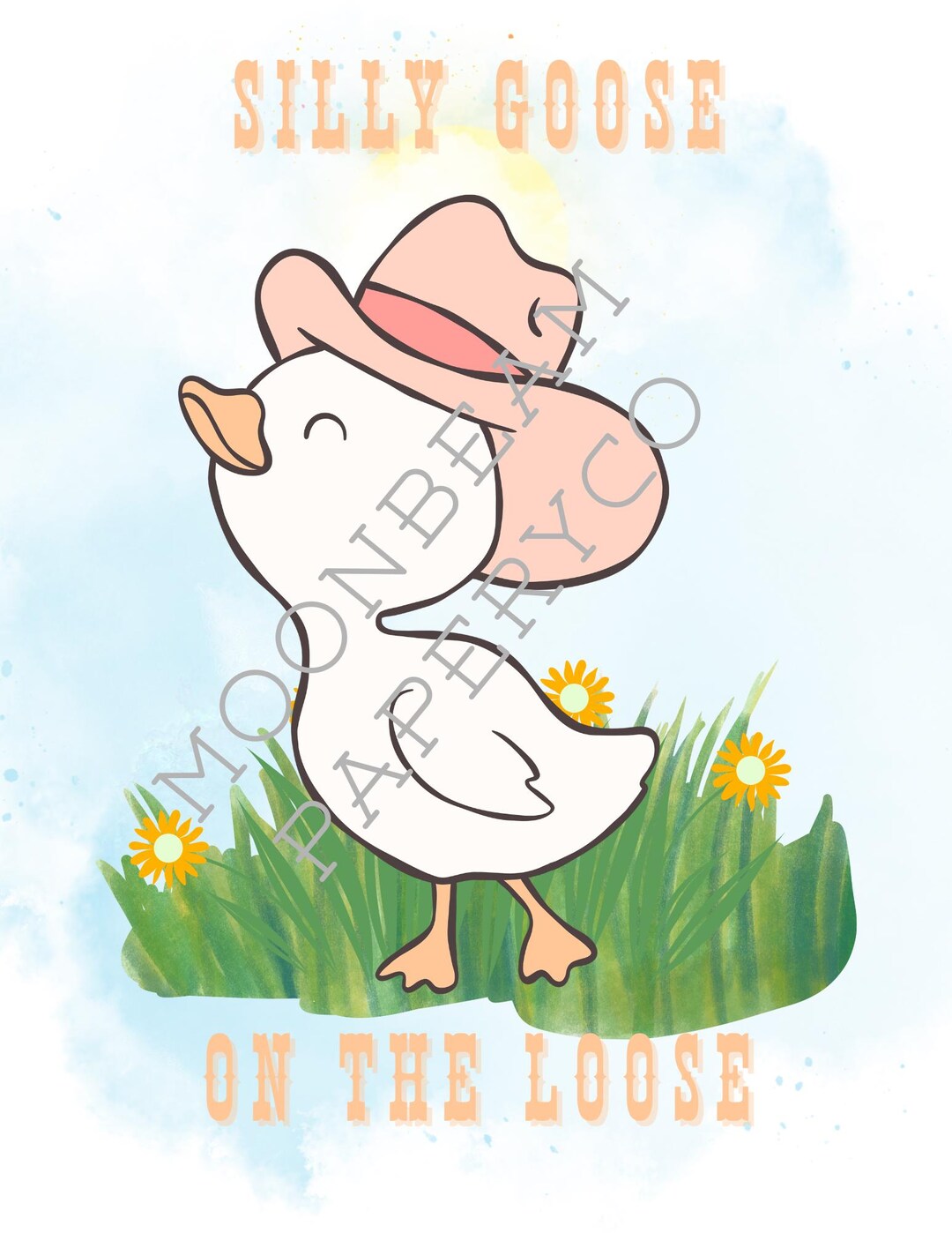 Silly Goose Poster - Etsy