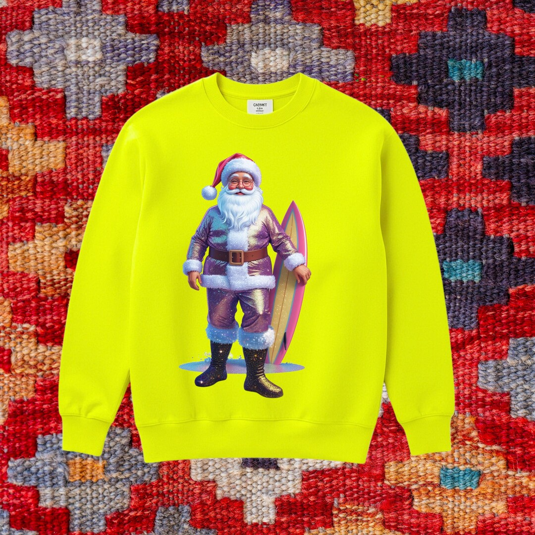 Surfer Dude Santa: Holiday Hang Ten - Etsy