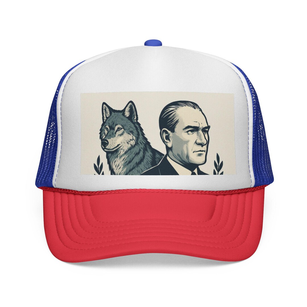 Atatürk & Wolf Turk's Cap: Turkish Symbol - Etsy