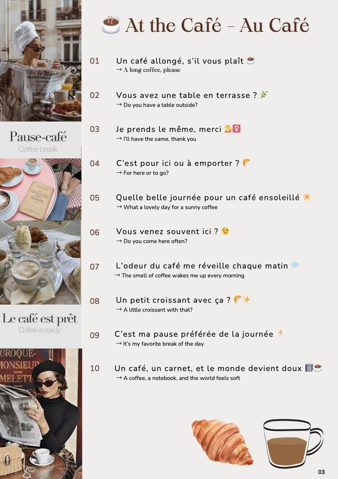 80 Chic French Expressions You’ll Hear in Paris - E-guide - Etsy