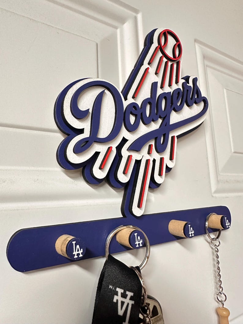 Los Angeles Dodgers Key Holder - Etsy