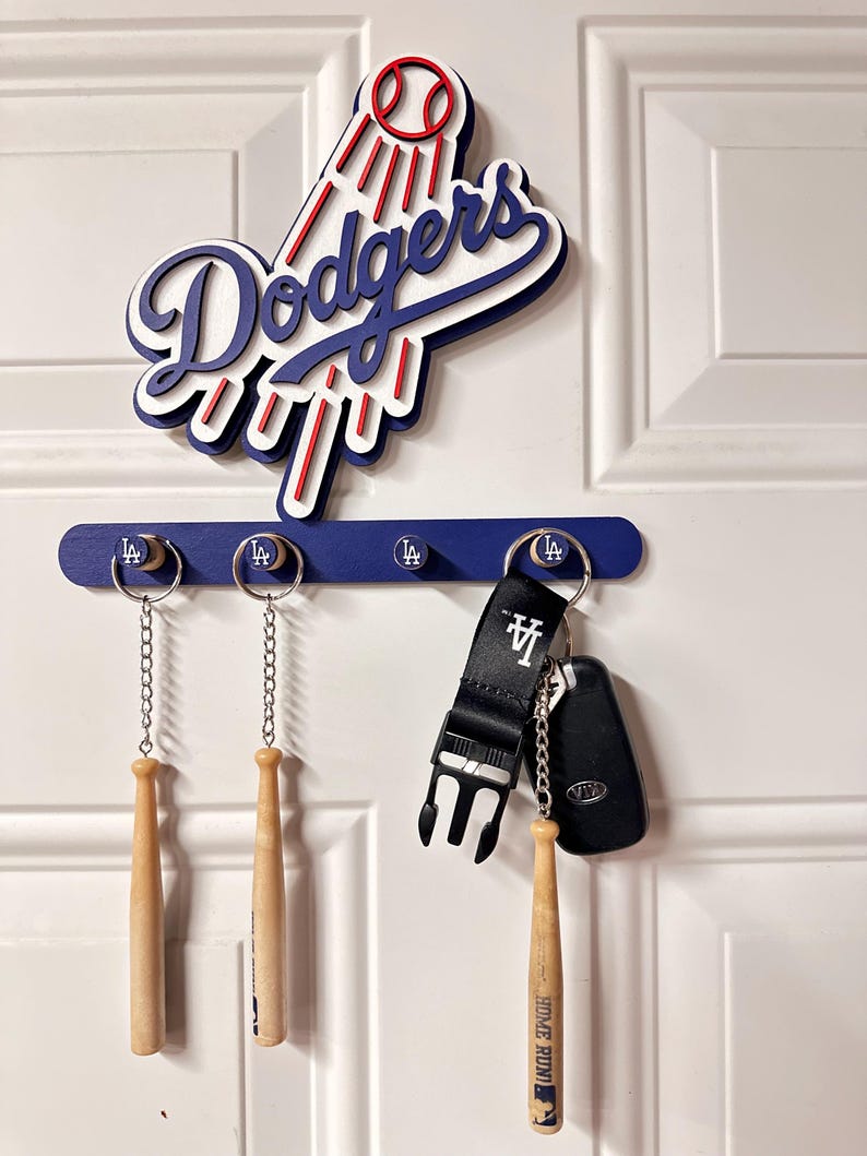 Los Angeles Dodgers Key Holder - Etsy