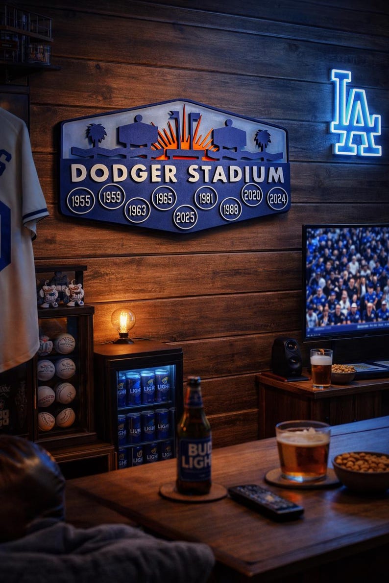 Los Angeles Dodgers 2025 WS Champs Plaque - Etsy