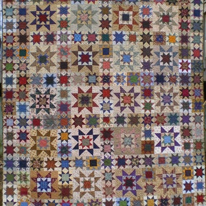 Queen Size Rising Star Quilt in Traditional Colors/custom Only - Etsy