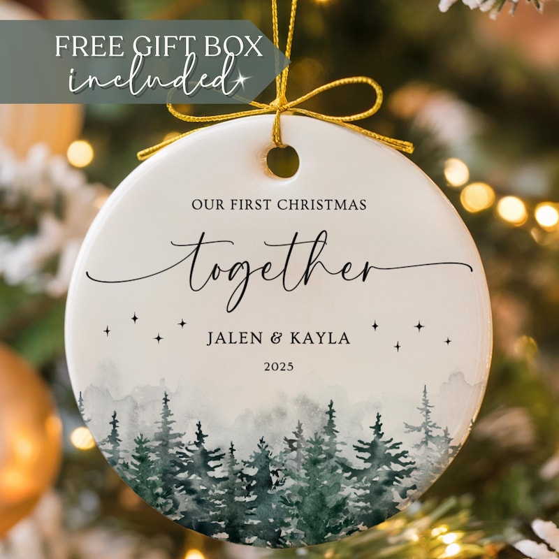 First Christmas Together Ornament - Etsy