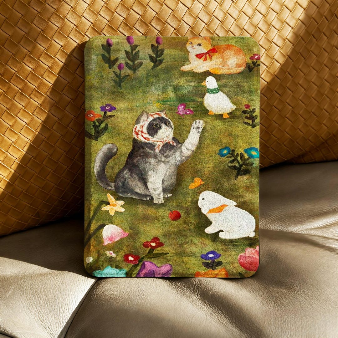 Cartoon Animal Kindle 6/7/8th Case Paperwhite 7" Cover, Unique Kobo ...
